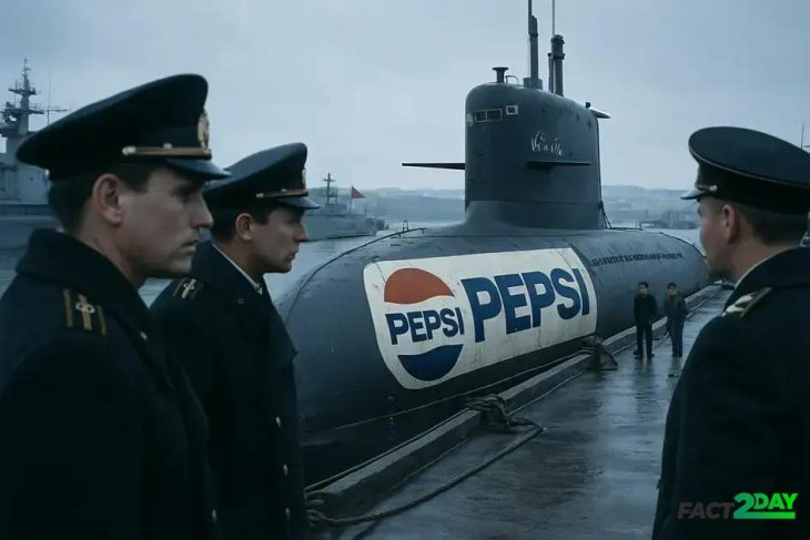 Soviet pepsi deal: bizarre deal exchanging Pepsi for warships.