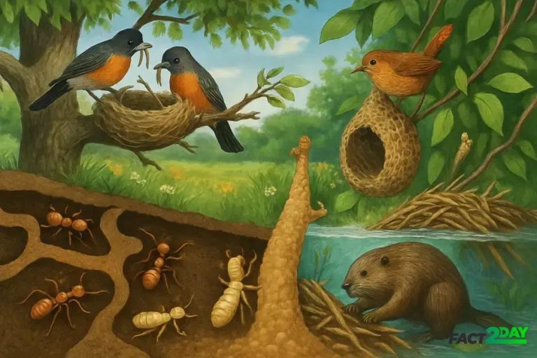Animals that build: ingenious architects of the animal kingdom.
